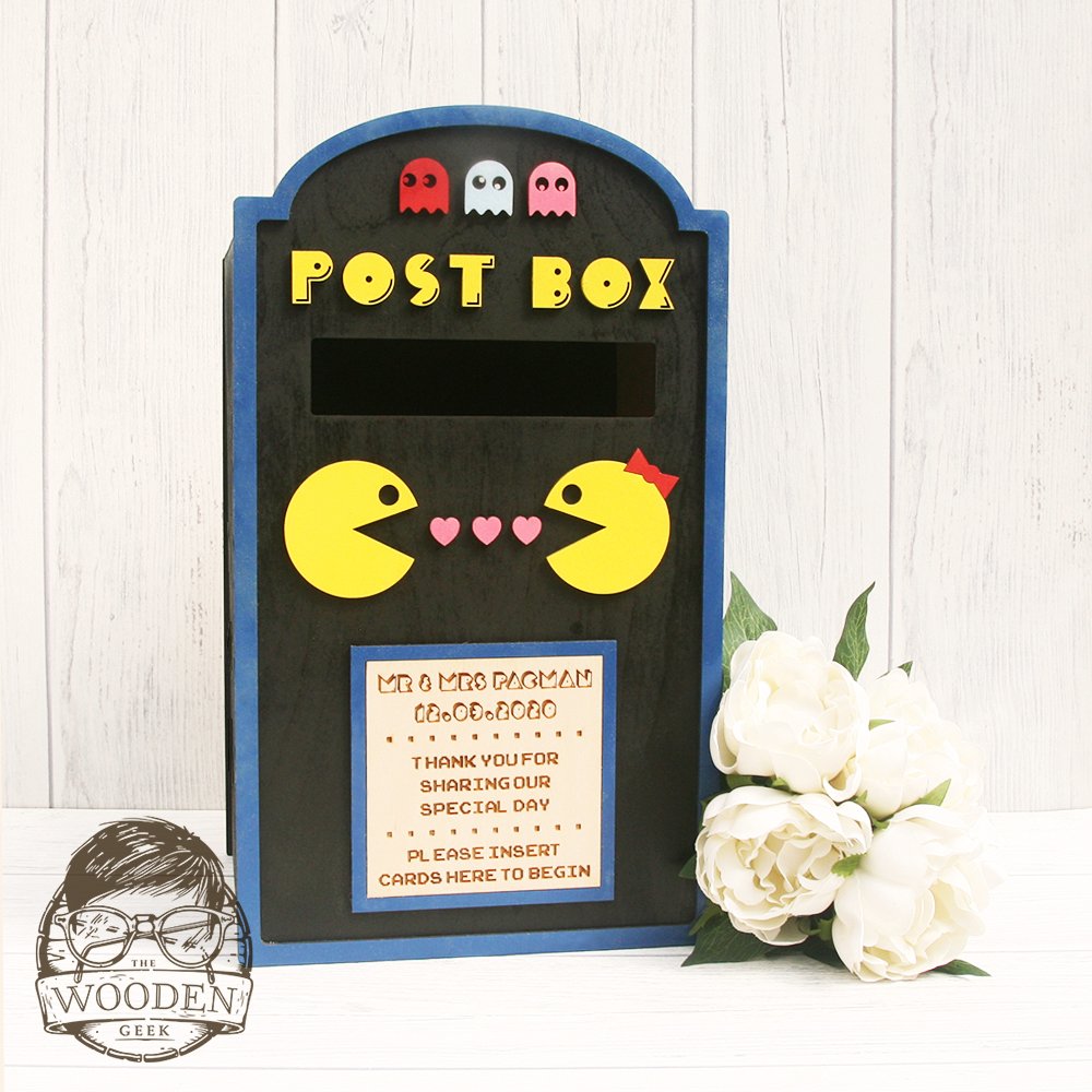 Pac-Man Wedding Post Box