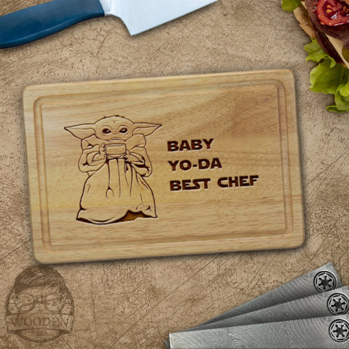 Baby Yoda Chopping Board